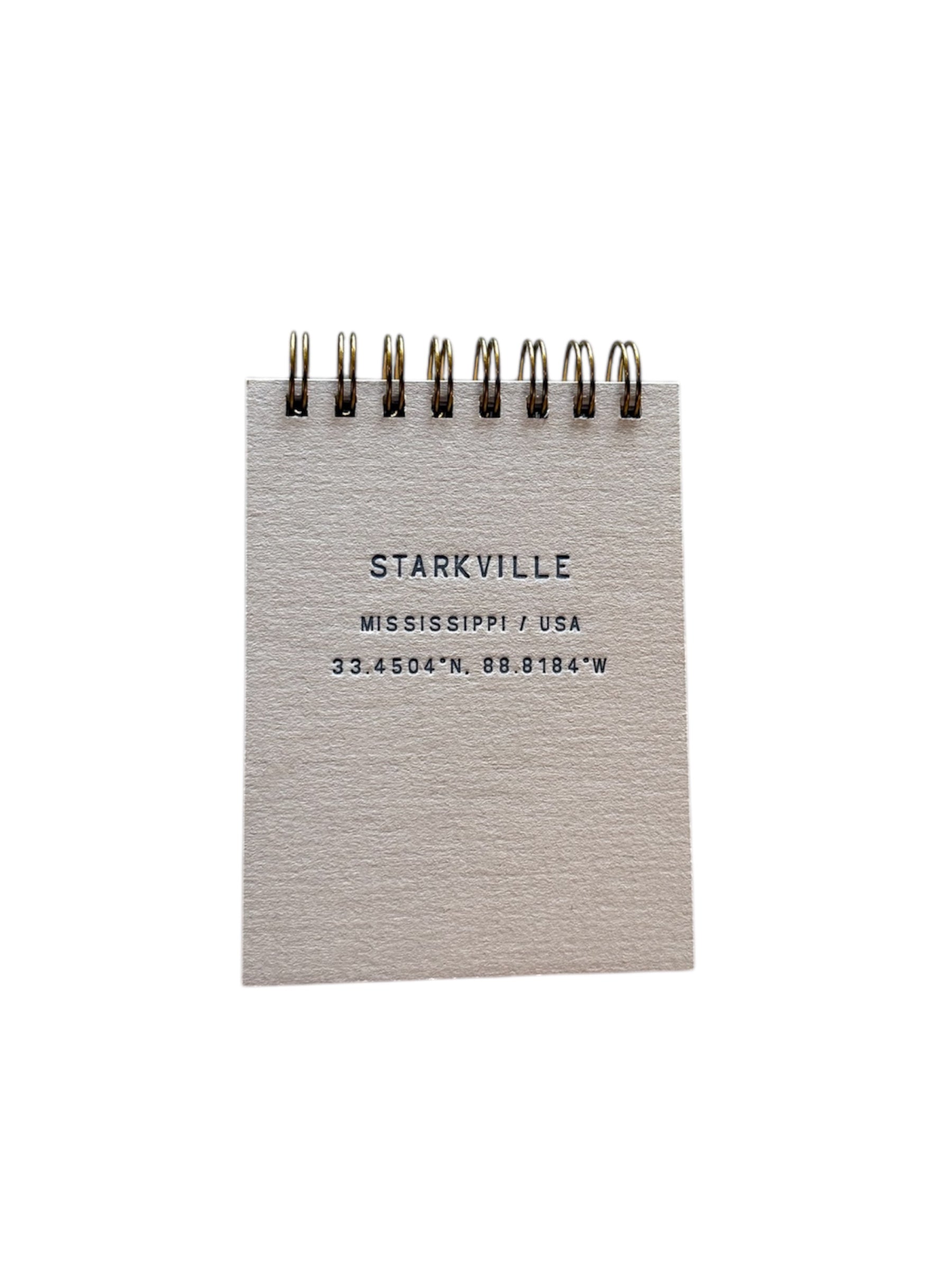 Custom City (Starkville) Standard Type Mini Jotter Notebook
